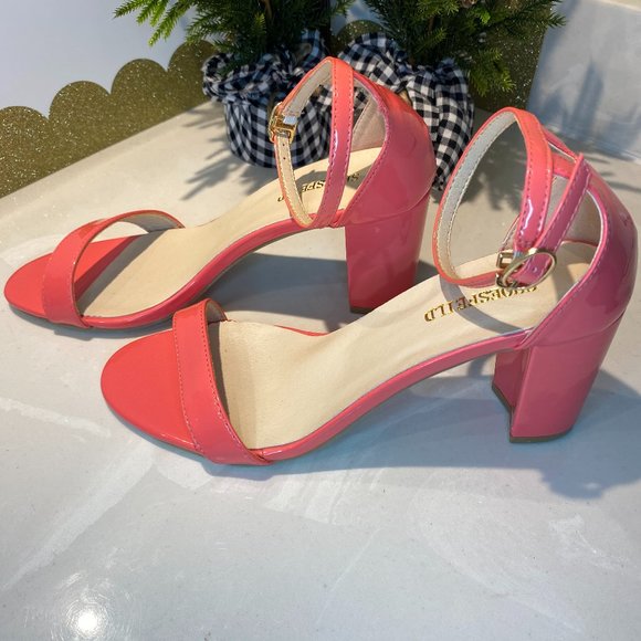 shoefield | Shoes | Shoesfield Strappy Block Patent Leather He | Poshmark